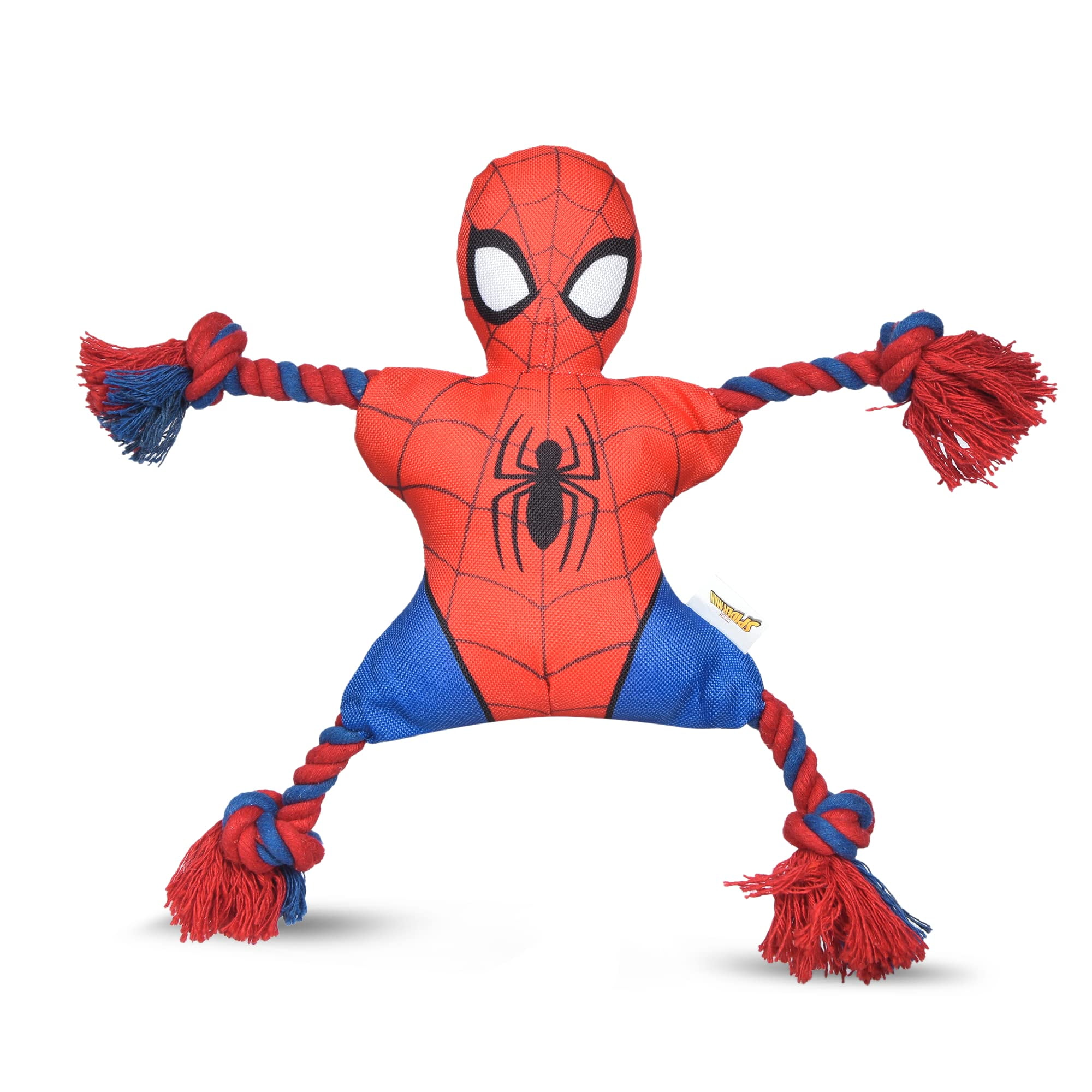Comics For Pets Spiderman Rope Flyer Dog Toy | Superhero Spiderman Toy ...