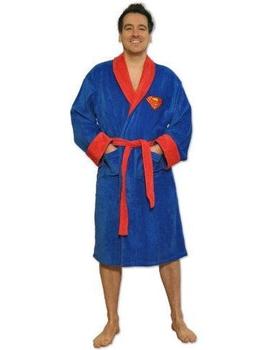Comics Superman Mens Bath Robe - Walmart.com
