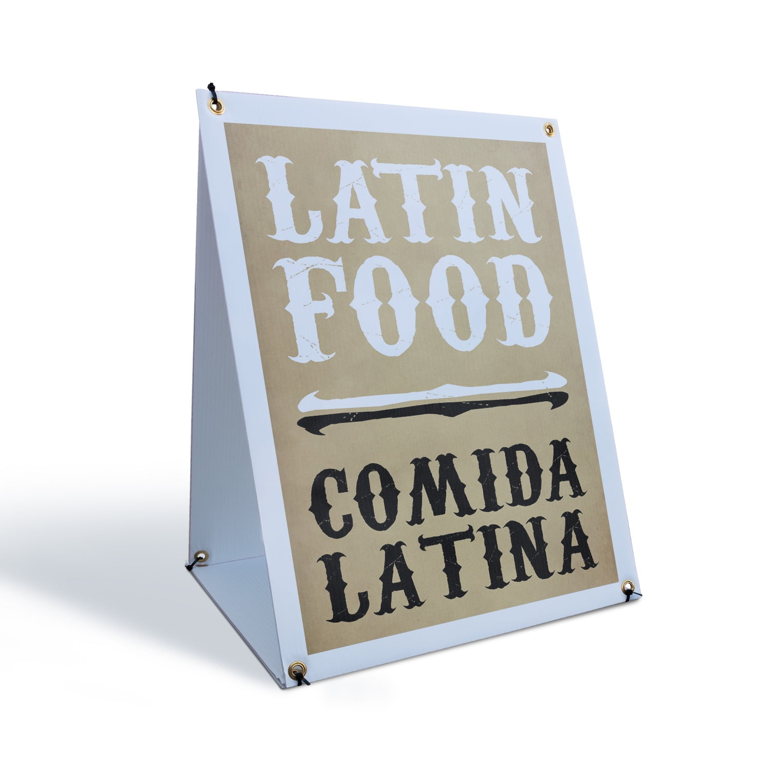 Comida Latina Latin Food Sidewalk Sign 24 Inch x 36 Inch A-Frame Images ...