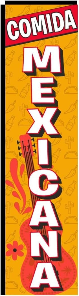 Comida Mexicana Rectangle Banner for Mexican Spanish food Restaurant ...