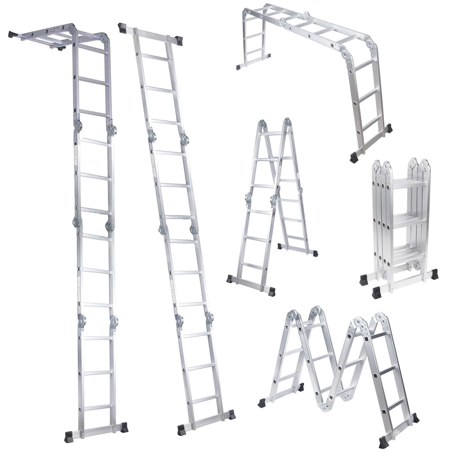 GP Logistics 3ft Straight Double Sided Ladder - Walmart.com