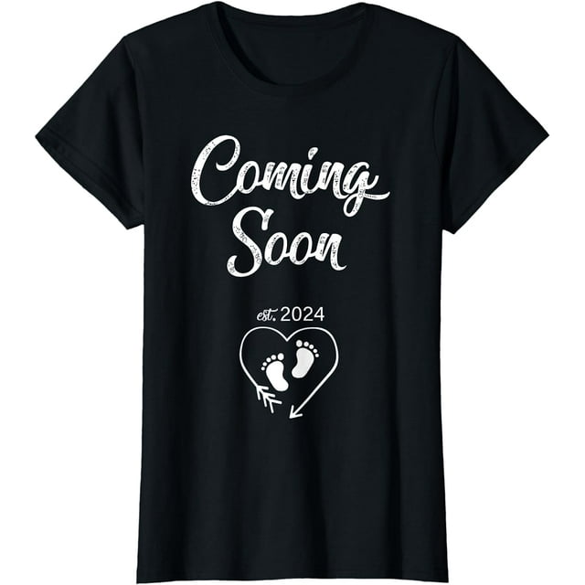 Coming Soon 2024 Pregnancy Announcement Mother's Day Mom T-Shirt ...