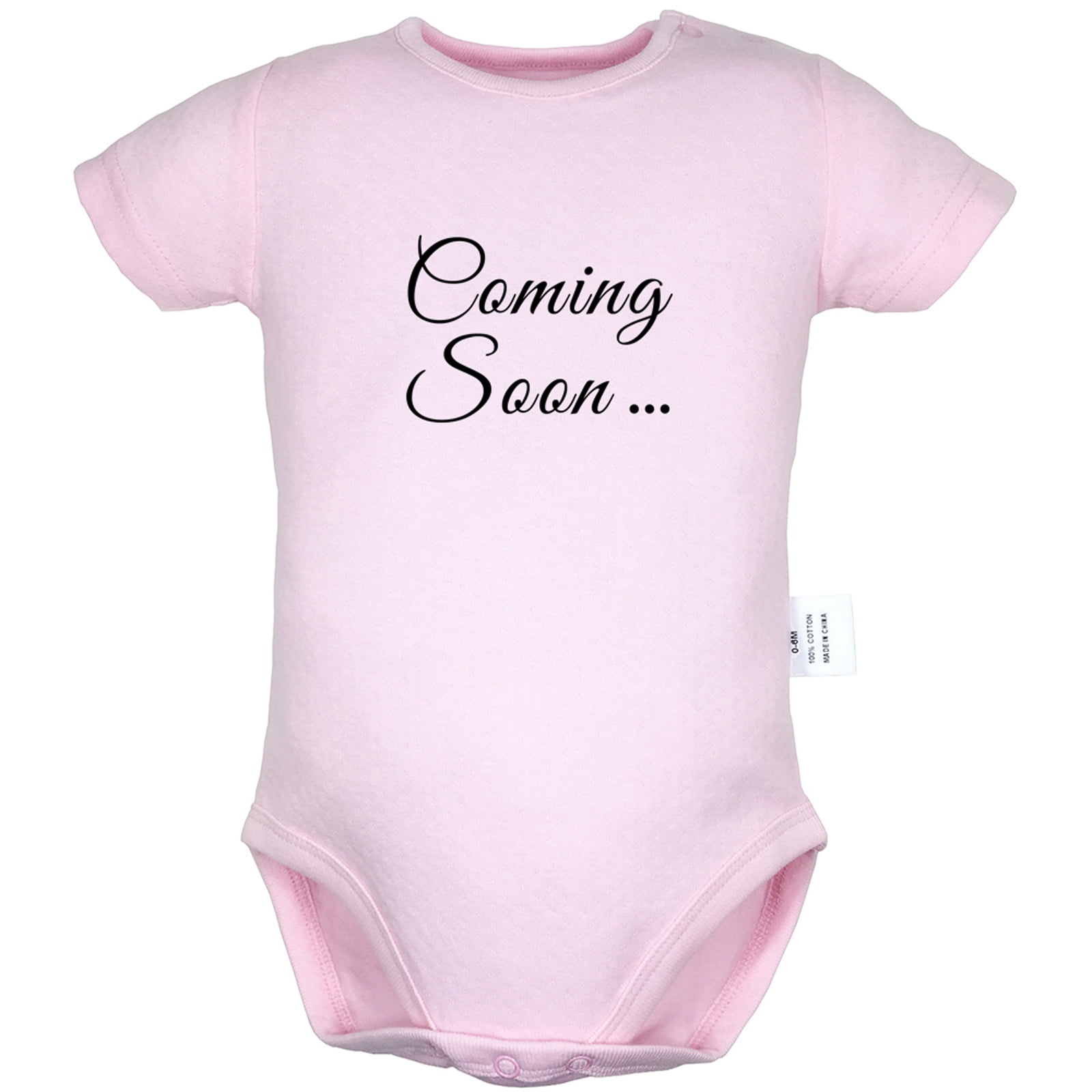 Coming Soon Pregnancy Announcement Gift Rompers For Babies, Newborn ...