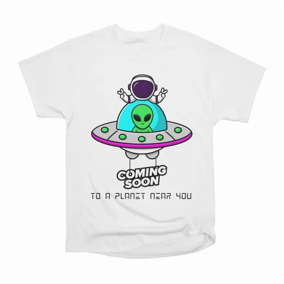 Coming Soon T-Shirt Tee Gift For Him Merch For Her Apparel For Friend ...