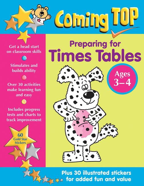 Coming Top: Preparing for Times Tables Ages 3-4: Get a Head Start on ...