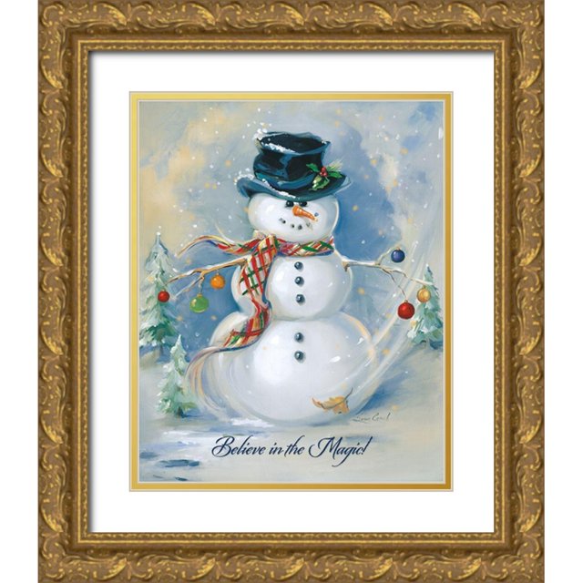 Comish, Susan 12x14 Gold Ornate Wood Framed with Double Matting Museum ...