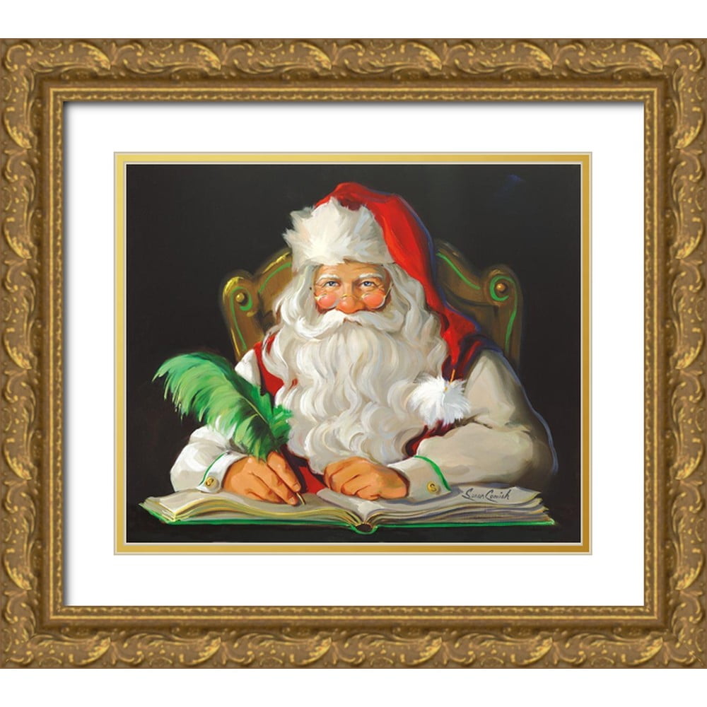 Comish, Susan 17x15 Gold Ornate Wood Framed with Double Matting Museum ...