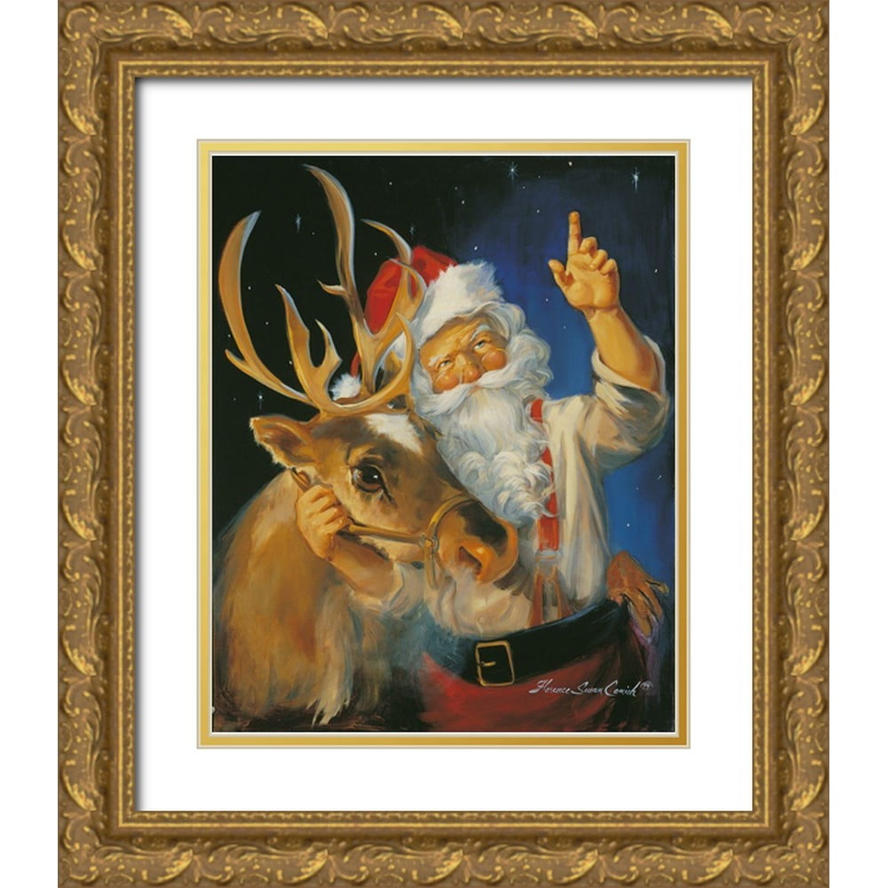 Comish, Susan 20x24 Gold Ornate Wood Framed with Double Matting Museum ...