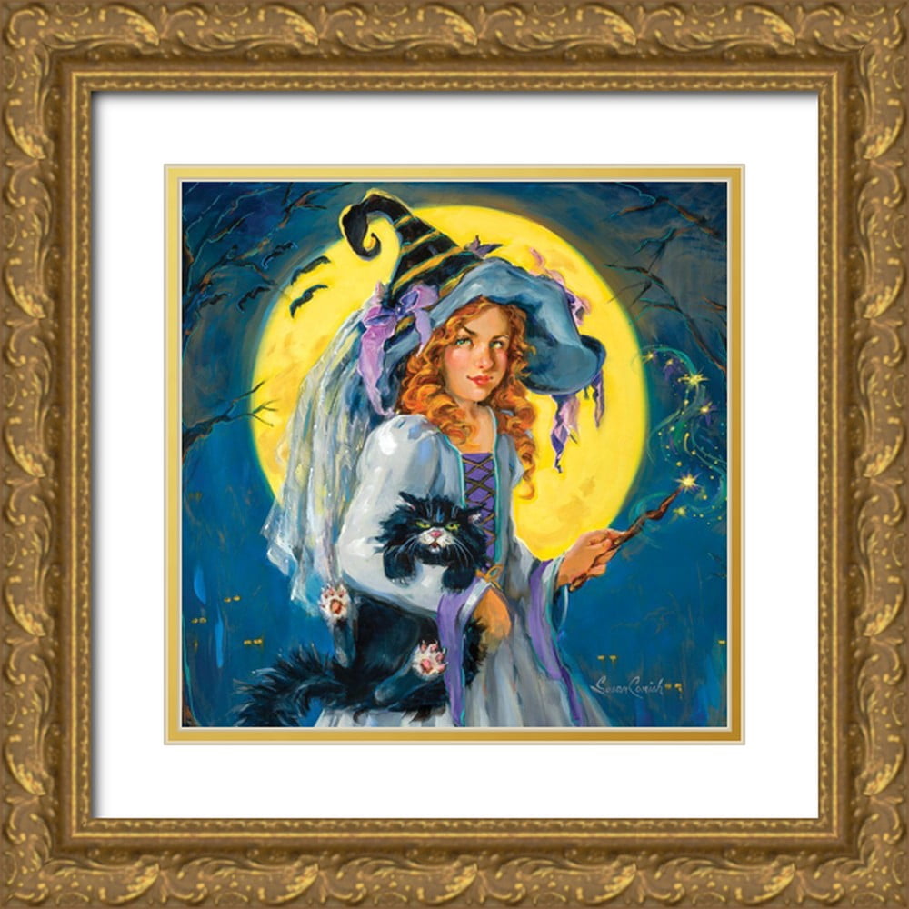 Comish, Susan 26x26 Gold Ornate Wood Framed with Double Matting Museum ...