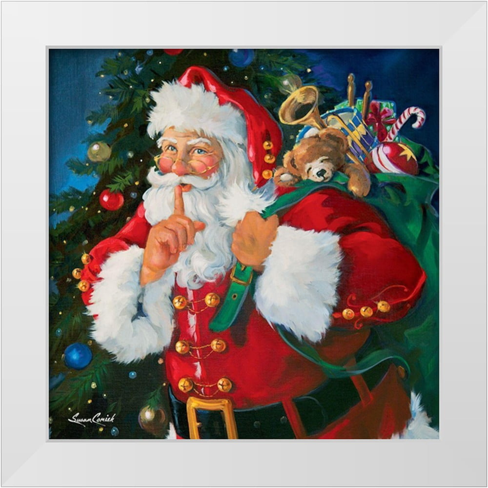 Comish, Susan 26x26 White Modern Wood Framed Museum Art Print Titled ...