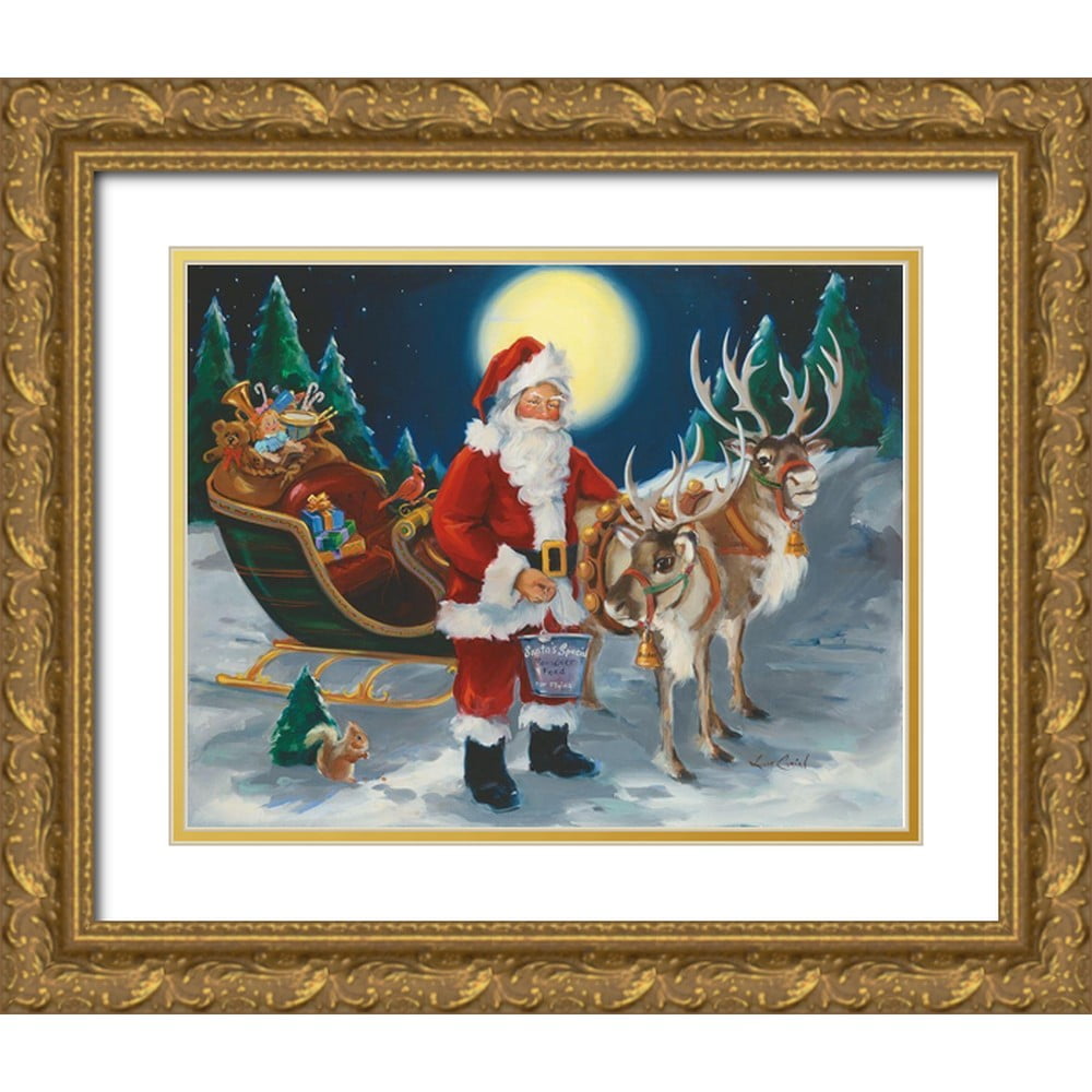 Comish, Susan 32x26 Gold Ornate Wood Framed with Double Matting Museum ...