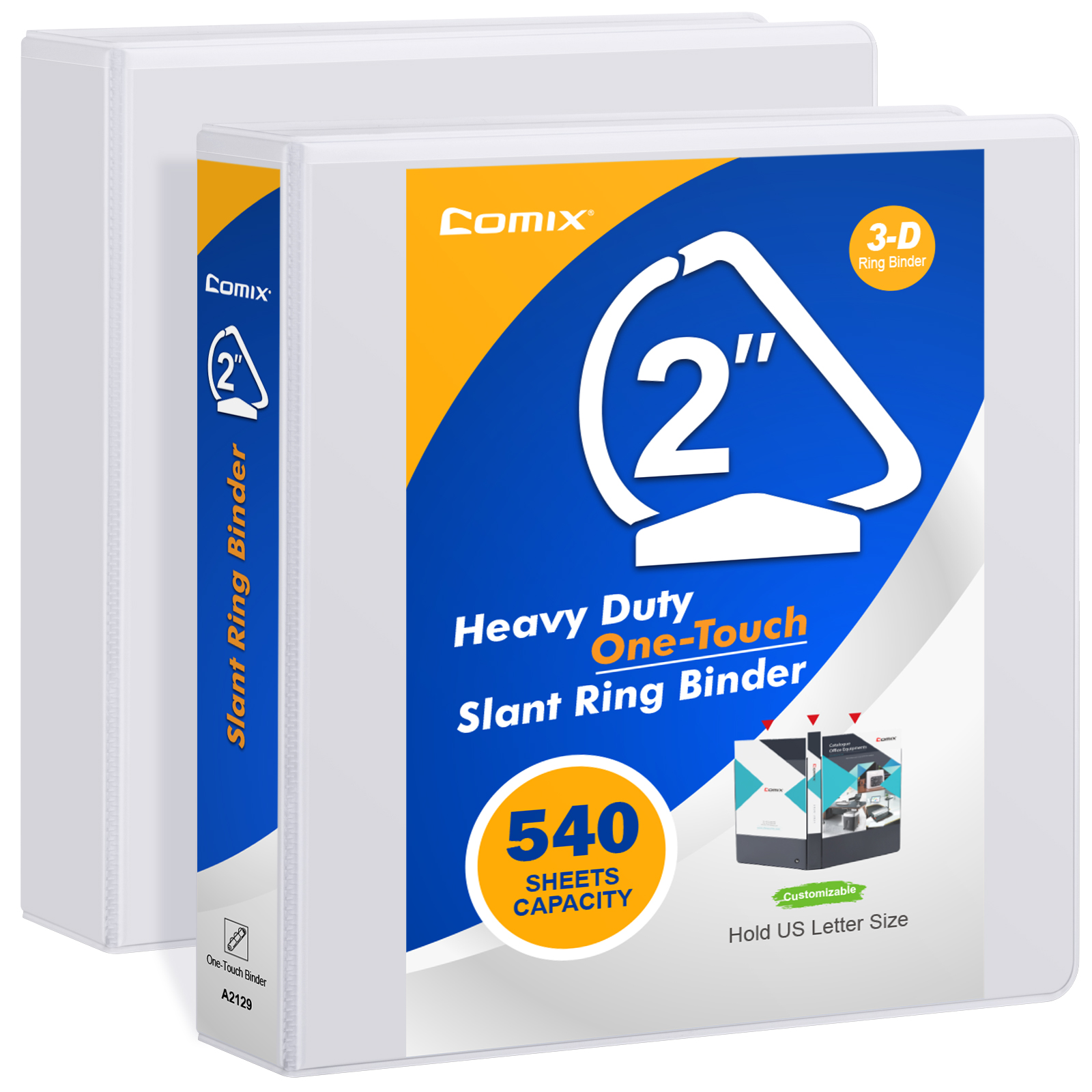 Mead D-Ring View Binders Plus Pack, 1" Cap, 250 Sheets, Assorted Colors ...