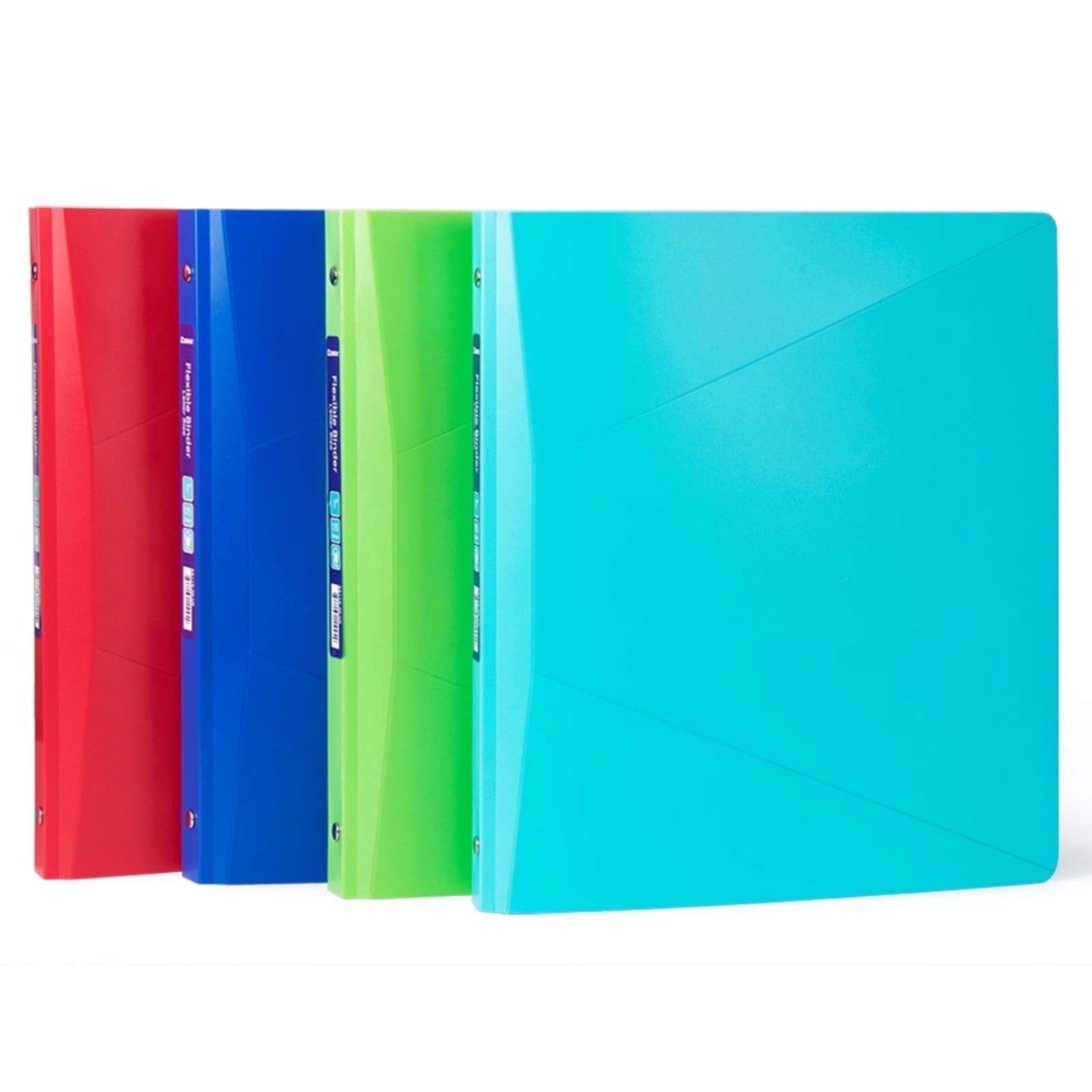 Comix 3-ring Binder 1 inch Round Ring, 175 Sheets Organizer with ...