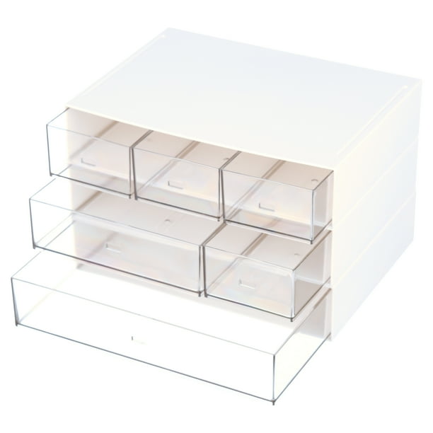 Comix Desk Organizer with 6 Drawers, Rectangular Desktop Drawers ...