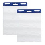 Universal Self-Stick Easel Pad, Unruled, 25 x 30, Sticky Flip Chart Paper, Large, White, 30 ...