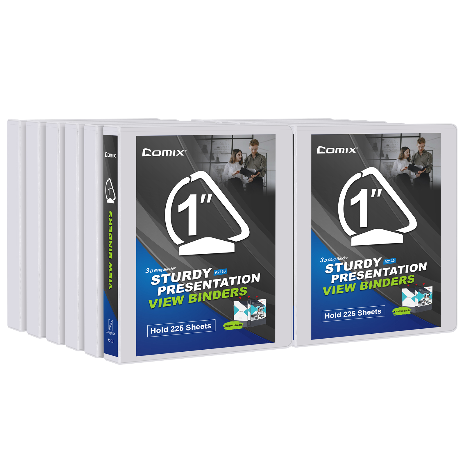Samsill Durable 6" Locking D-Ring View Binder, White - Walmart.com
