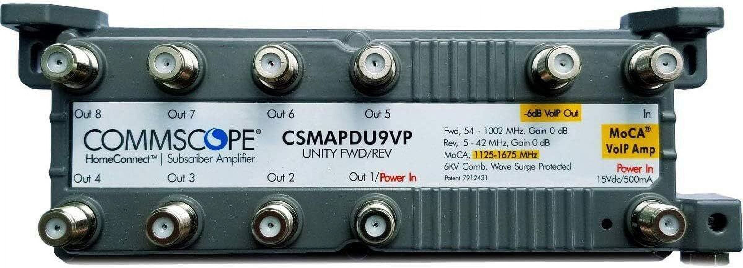 CommScope CSMAPDU9VPI 9-Port Home Connect Passive VoIP Amplifier W/ MoCA Connect - Walmart.com