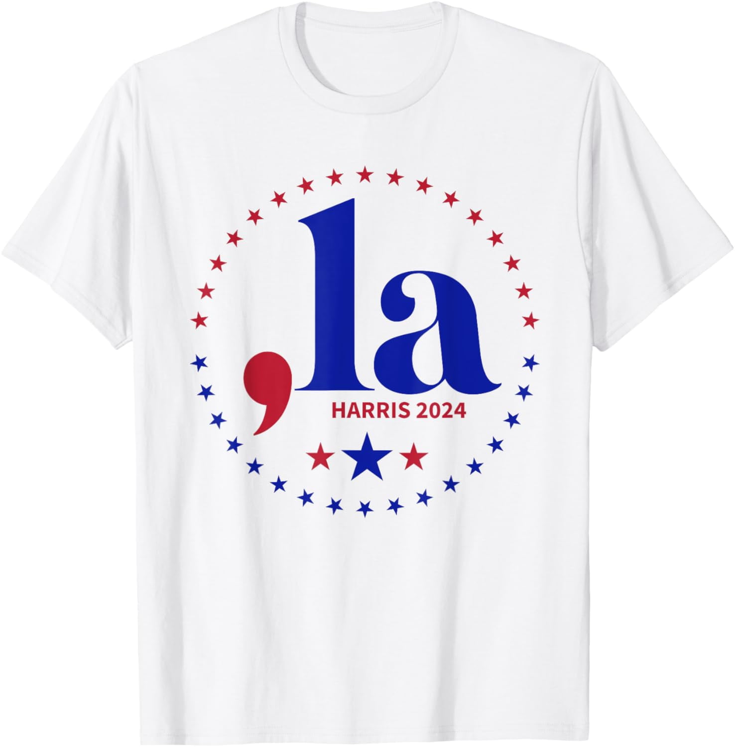 Comma La Kamala Harris For President 2024 Funny Kamala US T-Shirt ...