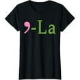 Comma La Kamala Harris Pink Green Harris Walz 2024 T Shirt