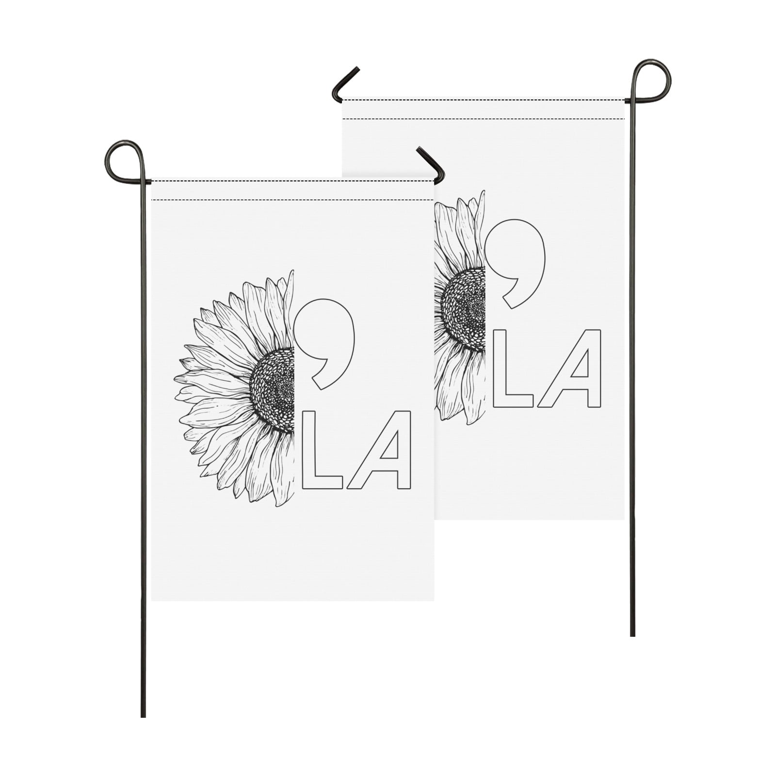 Comma La Kamala Harris President 2024 Double Sided Funny Garden Flag ...