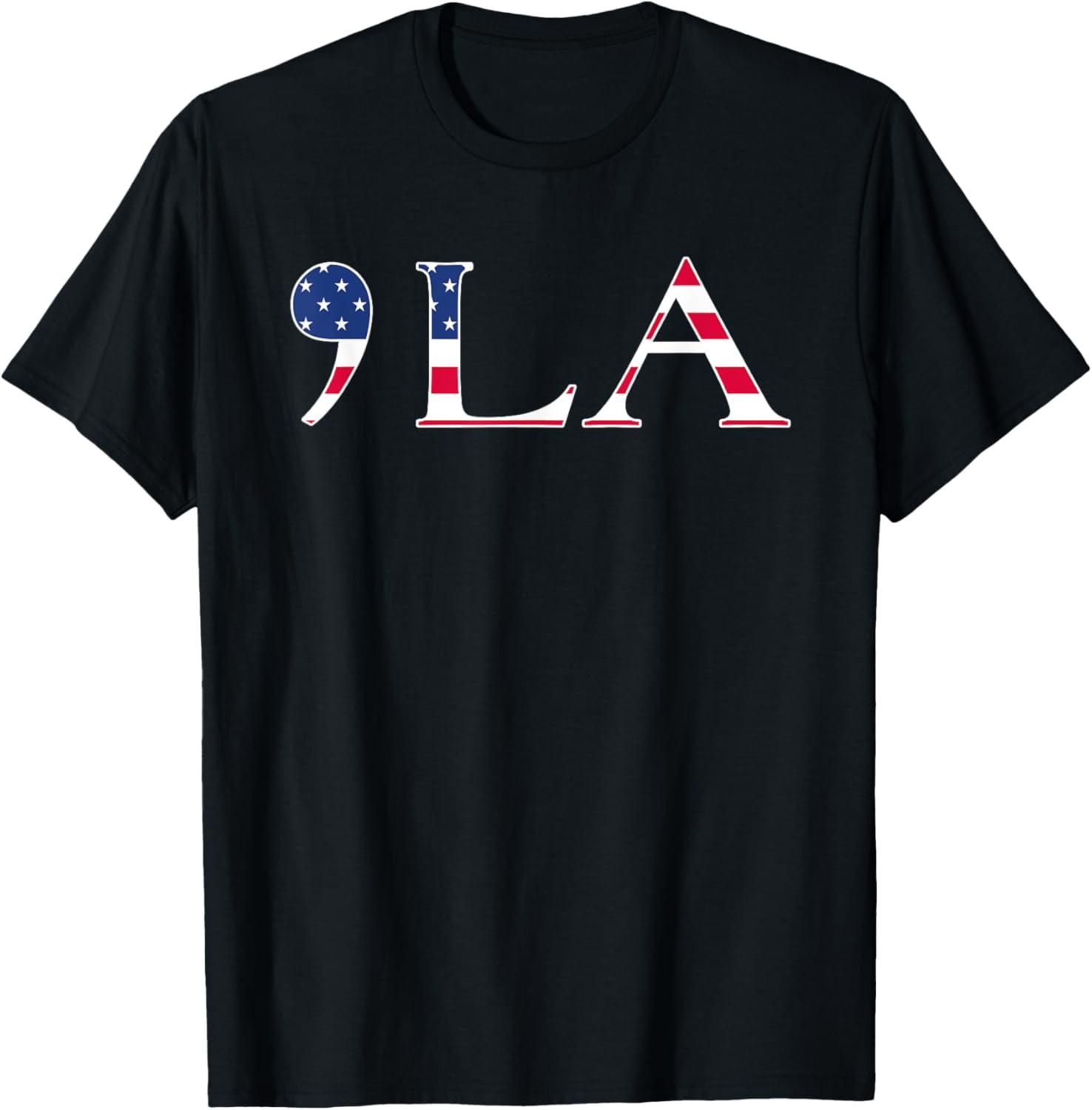 Comma La USA Flag Kamala Harris T-Shirt - Walmart.com
