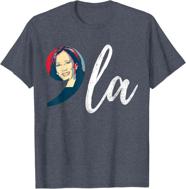Comma La Vote Kamala Harris For President 2024 Election T Shirt