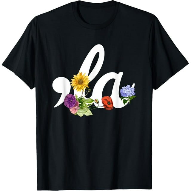 Comma La Floral Kamala Harris President 2024 Coma La Flowers T Shirt