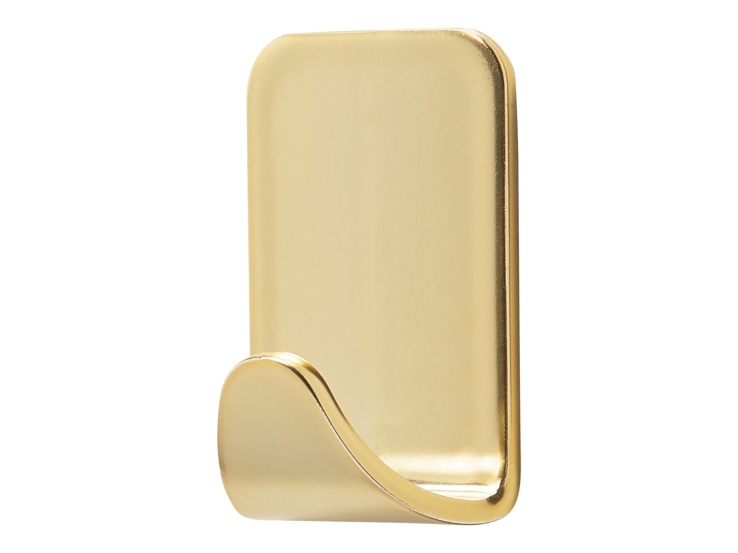 Command 17032BR-4ES Small Brass Color Metallic Hooks, 4 Hooks/5 Strips ...