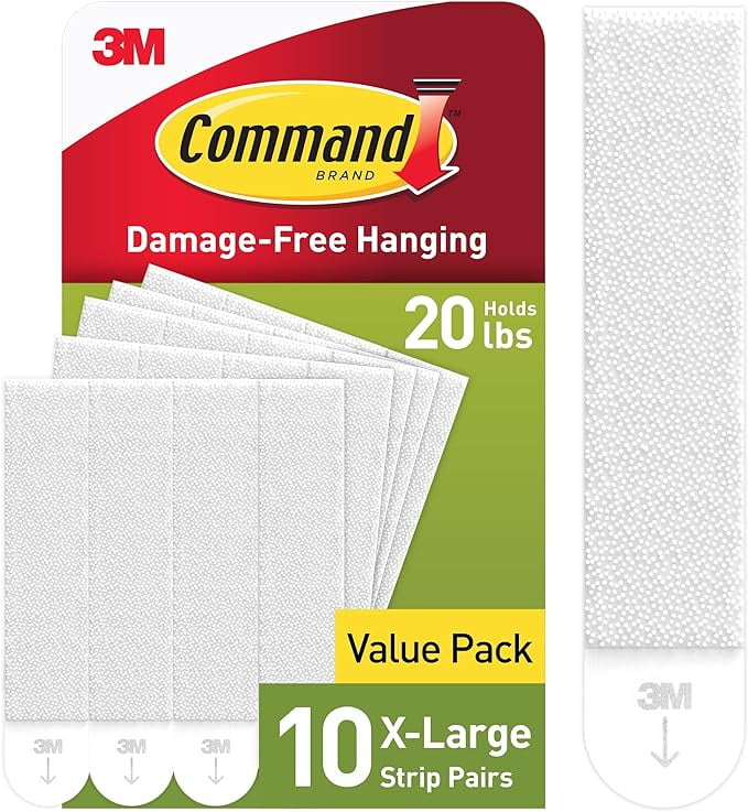 Command 20 Lb XL Heavyweight Picture Hanging Strips, Damage Free ...