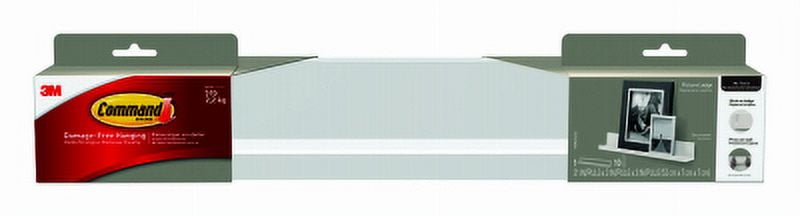 Command 21" Quartz Color Picture Ledge Simple To Hang No Tools Re, Each ...