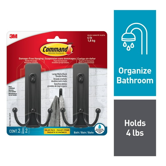 Command Large Hooks in Command Hooks - Walmart.com