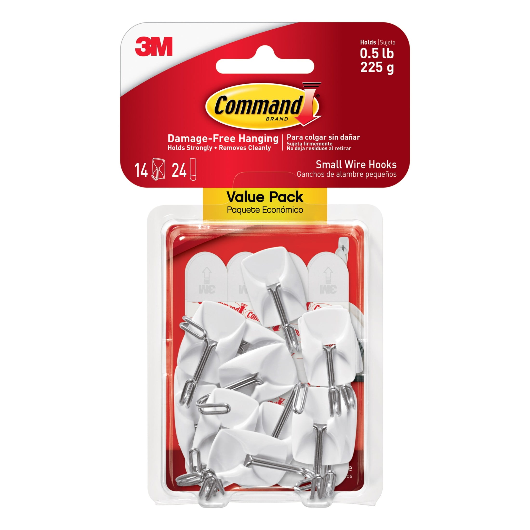 Command™ Small Wire Hook Value Pack 17067-14HOL - Walmart.com