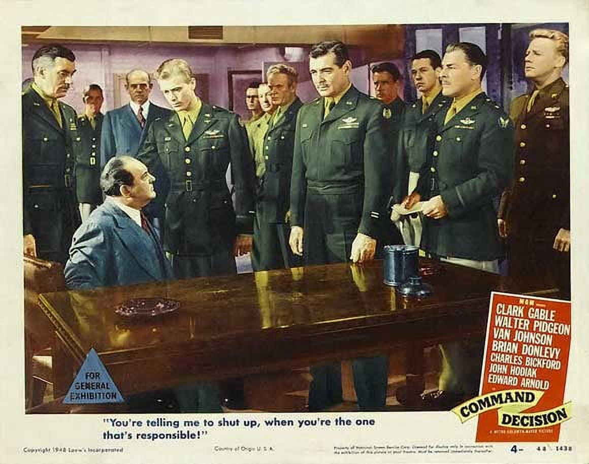 Command Decision - movie POSTER (Style C) (11" x 14") (1948) - Walmart.com