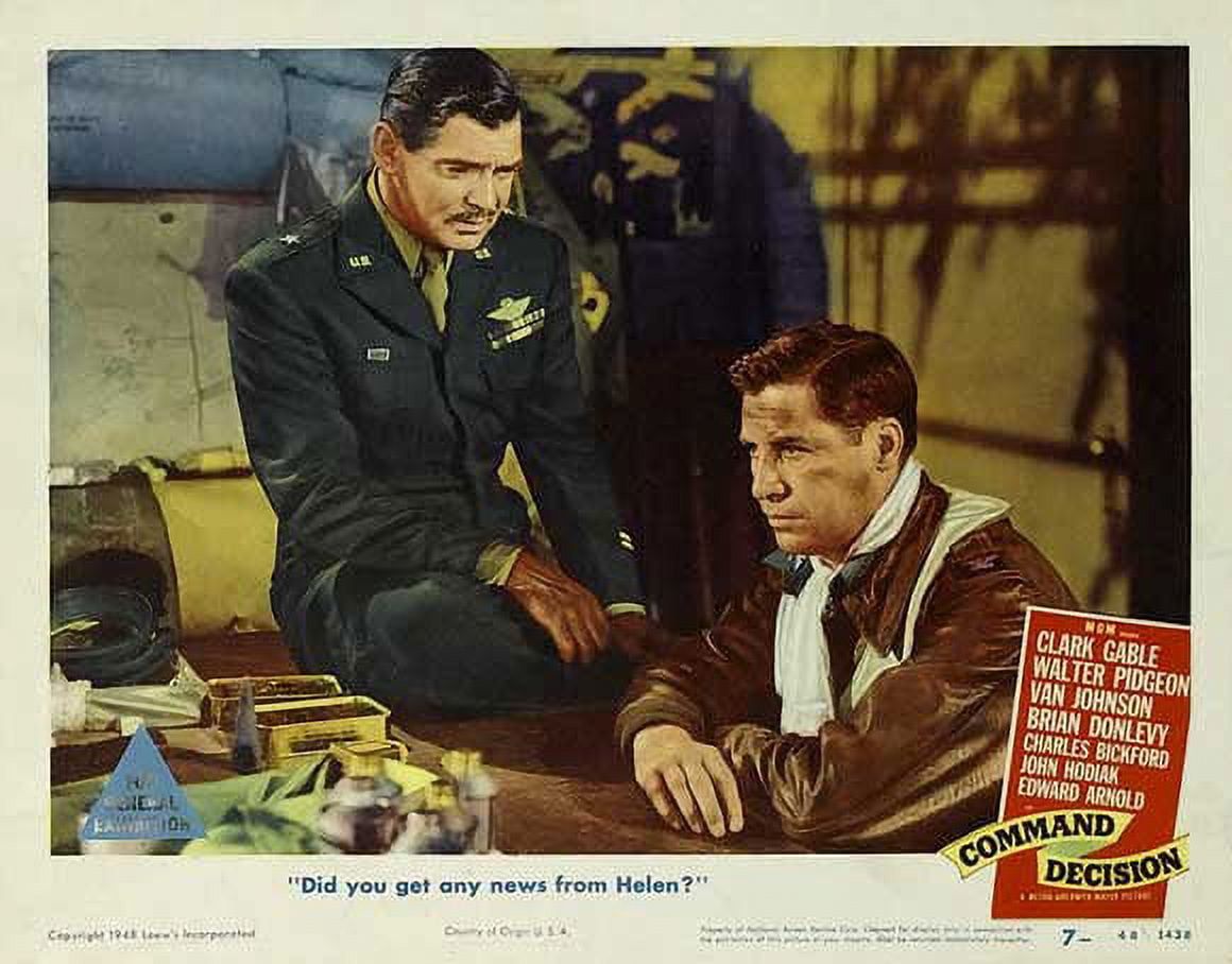 Command Decision - movie POSTER (Style F) (11" x 14") (1948) - Walmart.com