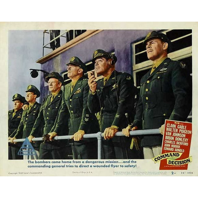 Command Decision - movie POSTER (Style H) (11" x 14") (1948) - Walmart.com