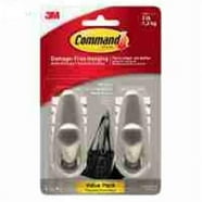 Command Decorating Clips Value Pack, White, 40 Clips, 48 Strips/Pack ...