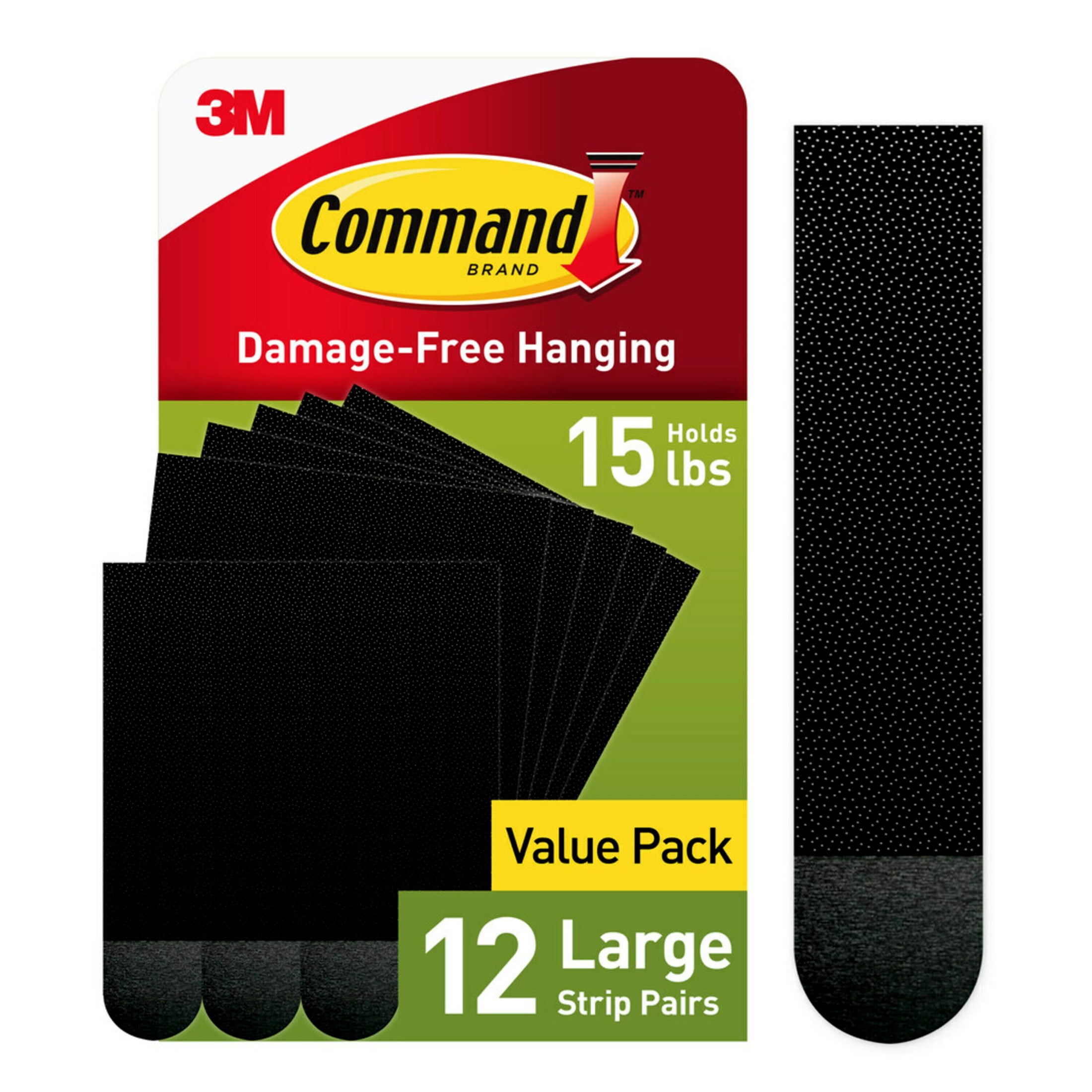 Command Picture Hanging Strips X Large Removable Holds Up to 20 lbs per 4 Pairs 16 Strip Pairs Pack