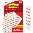 Command Large Refill Adhesive Strips, Damage Free Hanging Wall Adhesive ...