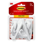 Command Outdoor Hook, Decorate Damage-Free, Water-Resistant Adhesive ...