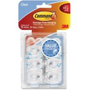 Command Crystal Knob Rack, Quartz, 1 Rack, 4 Strips/Pack - Walmart.com