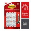 Command Small Stainless Steel Metal Hooks, 6 Hooks, 8 Strips/Pack ...