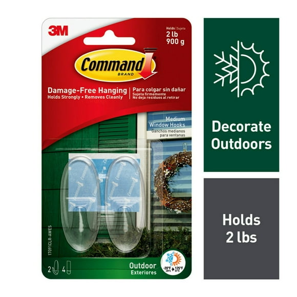Command Outdoor Hooks in Command Hooks - Walmart.com