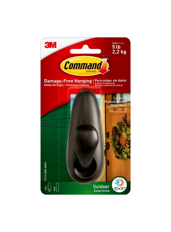 Command Outdoor Hooks in Command Hooks - Walmart.com