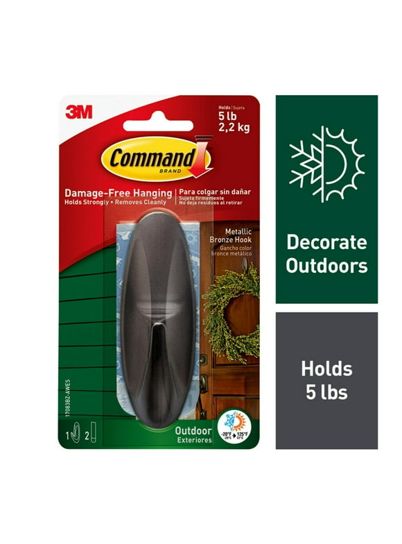 Command Outdoor Hooks in Command Hooks - Walmart.com