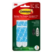 Command Clear Cord Clips, Large, 2 Clips, 3 Strips/Pack - Walmart.com