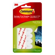 Scotch Removable Mounting Squares, 1 in. x 1 in., White, 16/Pack ...