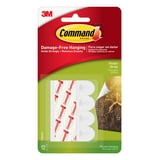 Command Poster Strips, White, Small, 12 Strips/Pack - Walmart.com