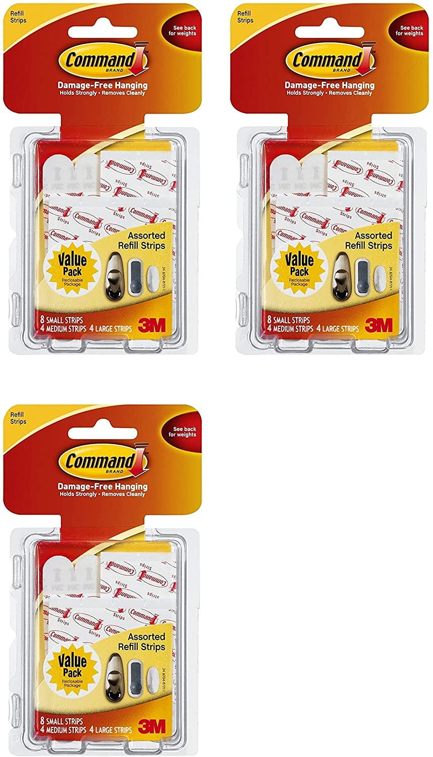 Command Refill Strips, 3 Count - Walmart.com