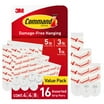 Command Damage-Free Hanging Medium Mounting Refill Strips, 18-Strip, Removable Adhesive ...