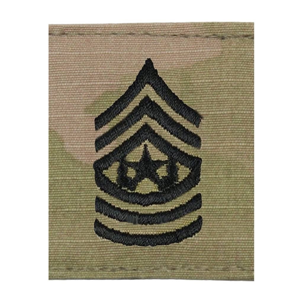 Command Sergeant Major CSM Army Rank Gore-Tex OCP Slide-On Patch ...